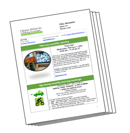 Newsletter - Climate Action for Lifelong Learners